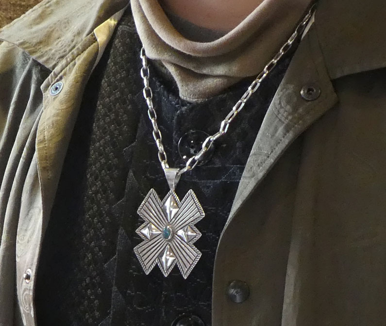 Perry Shorty Lone Mountain ターコイズペンダント /Blue Sky Trading