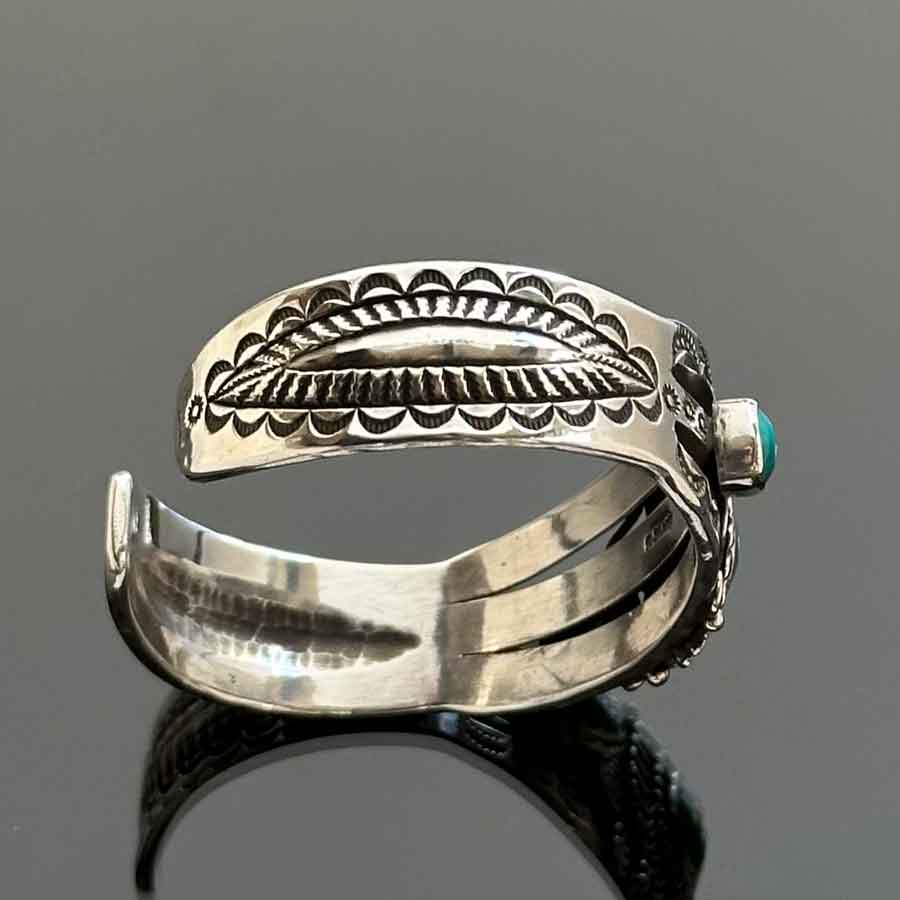 Perry Shorty ペリーショーティー,Blue Gem Turquoise スプリットブレスレット/Blue Sky Trading